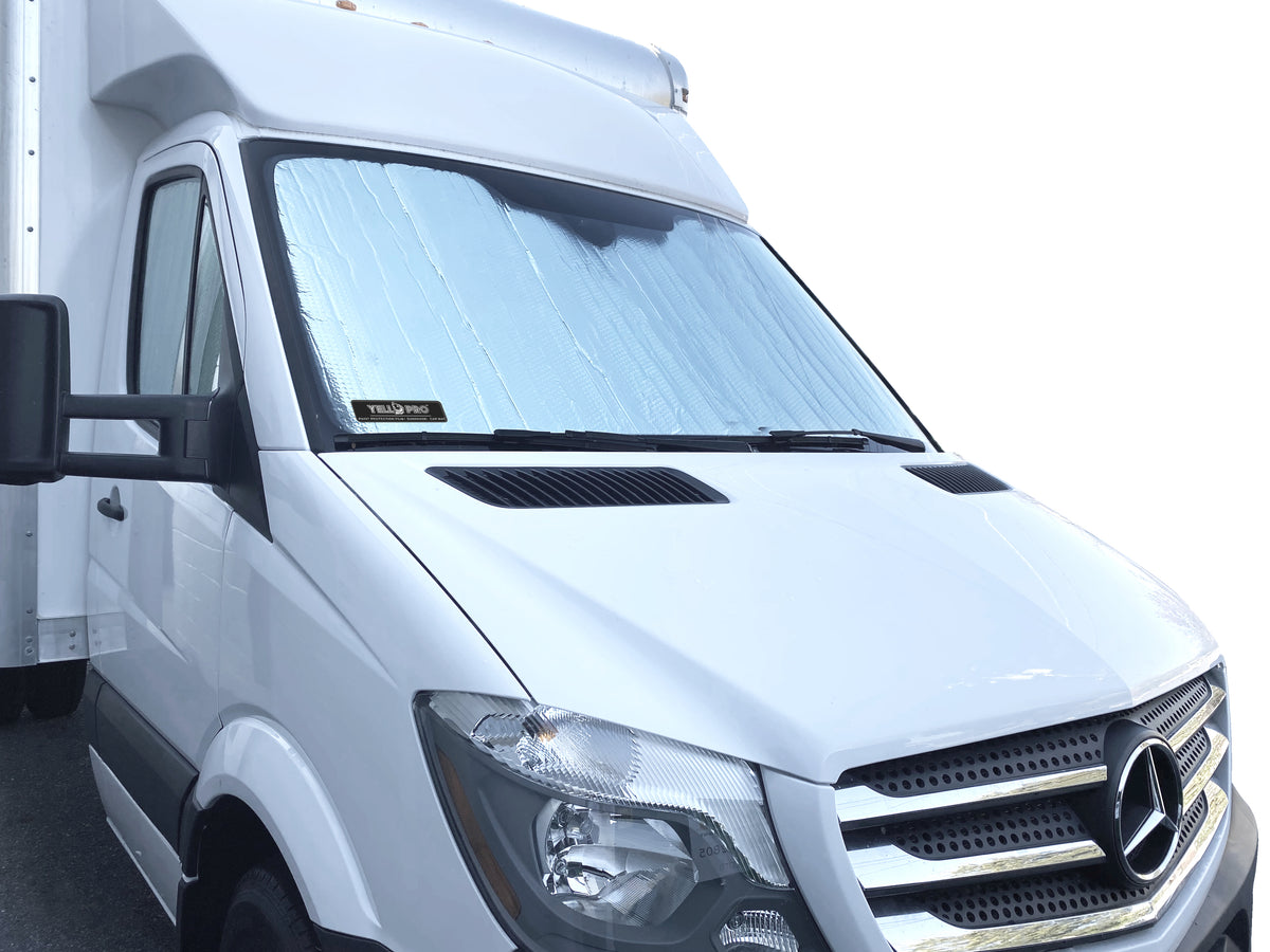 Custom-fit Sunshades for Mercedes-Benz Sprinter Passenger Van (View fo ...